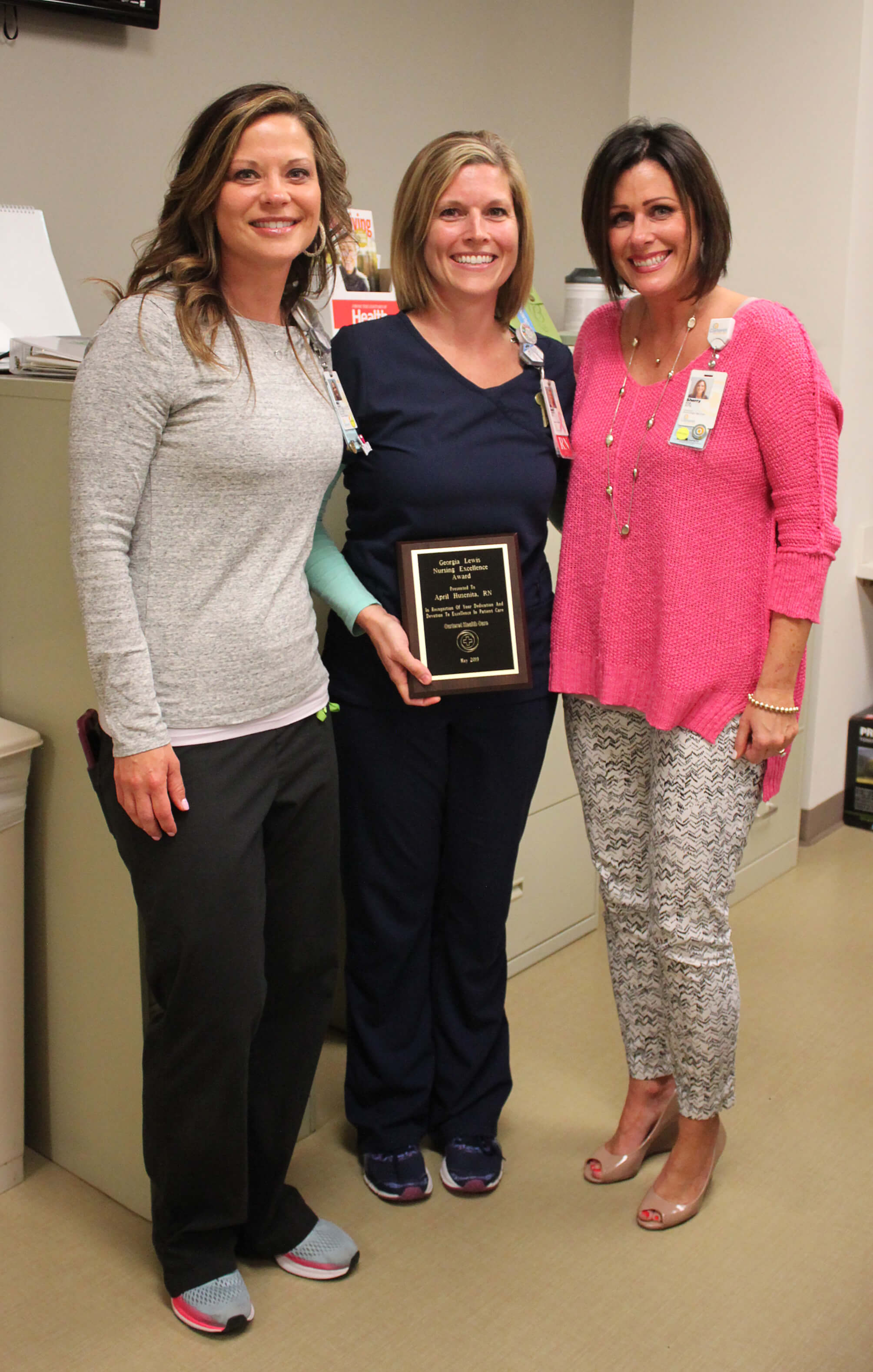April Husenita, RN Receives 2019 Nursing Excellence Award