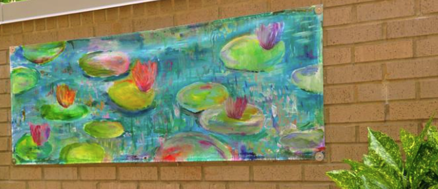 Cancer Center receives artwork created by students