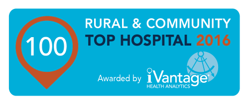Recognized as a Top 100 Rural & Community Hospital in Nation